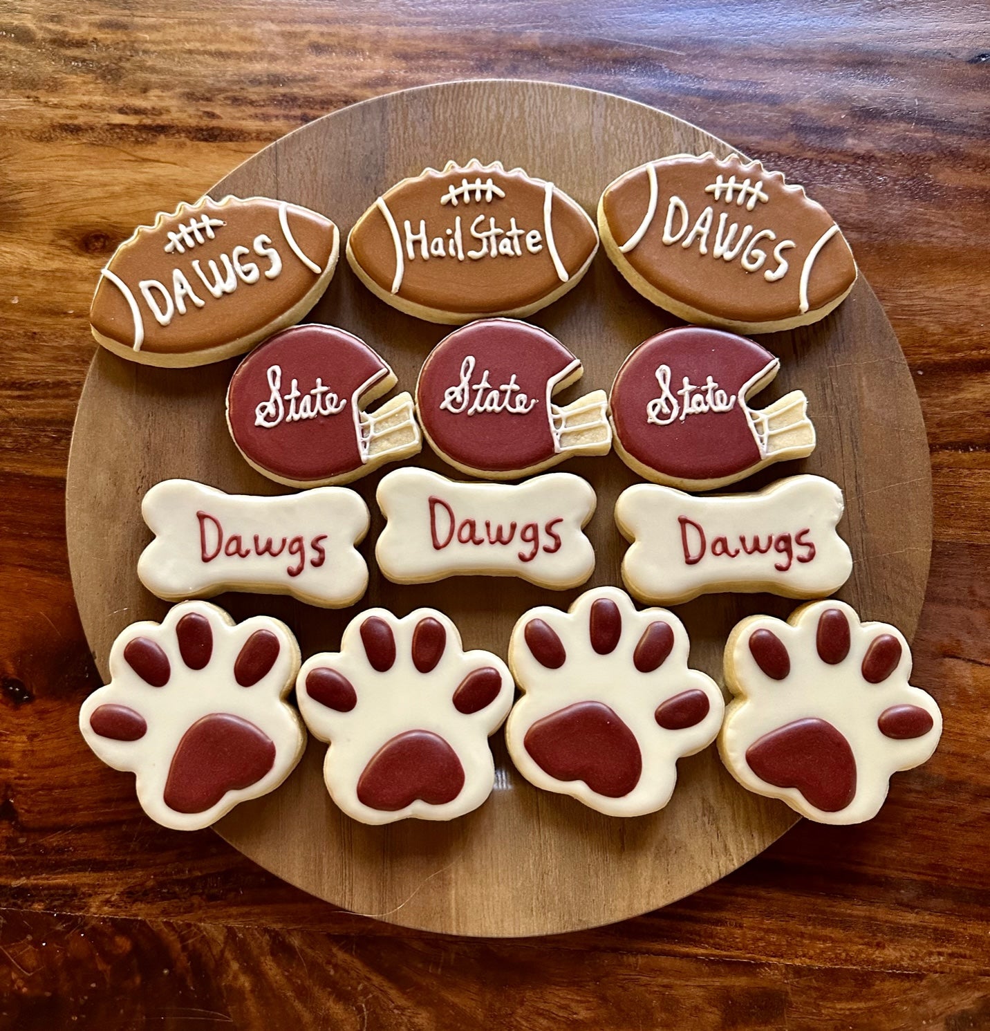 Mississippi State sugar cookies (mix) - one dozen plus 1 bonus cookie ...