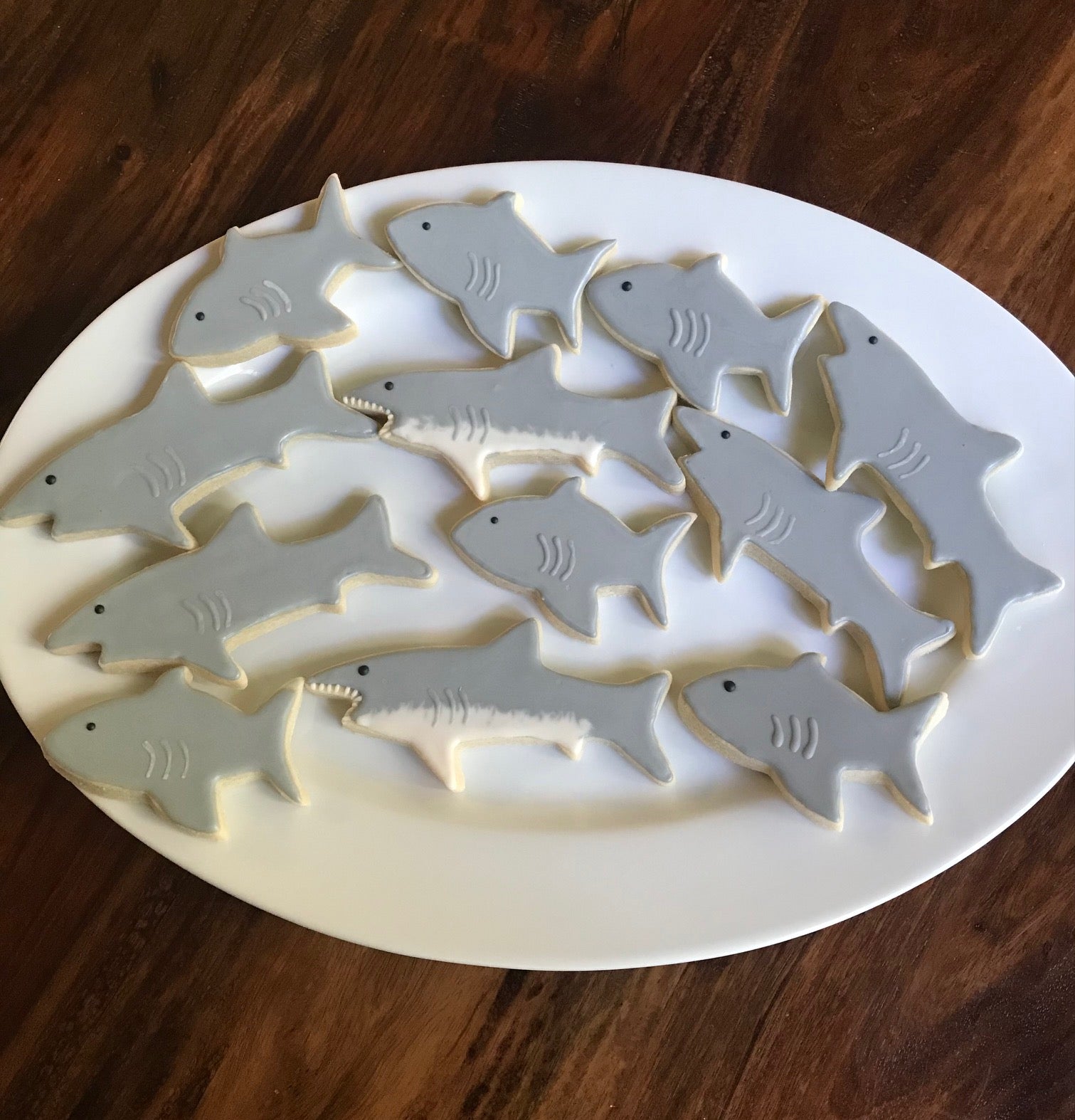 Shark Cookies Kara's Party Ideas Baby Shark Sugar Cookies | Kara's